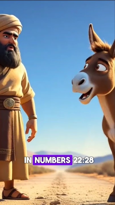 The Bible Has a Talking Donkey? #biblefacts #biblestory #shorts #balaam ...