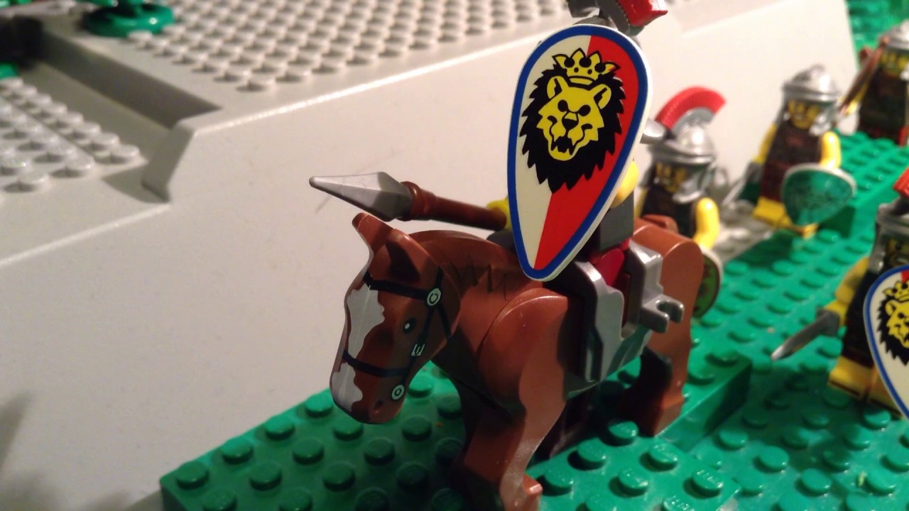 LEGO Romans 9 AD The battle of Teutoburg forest - YouTube