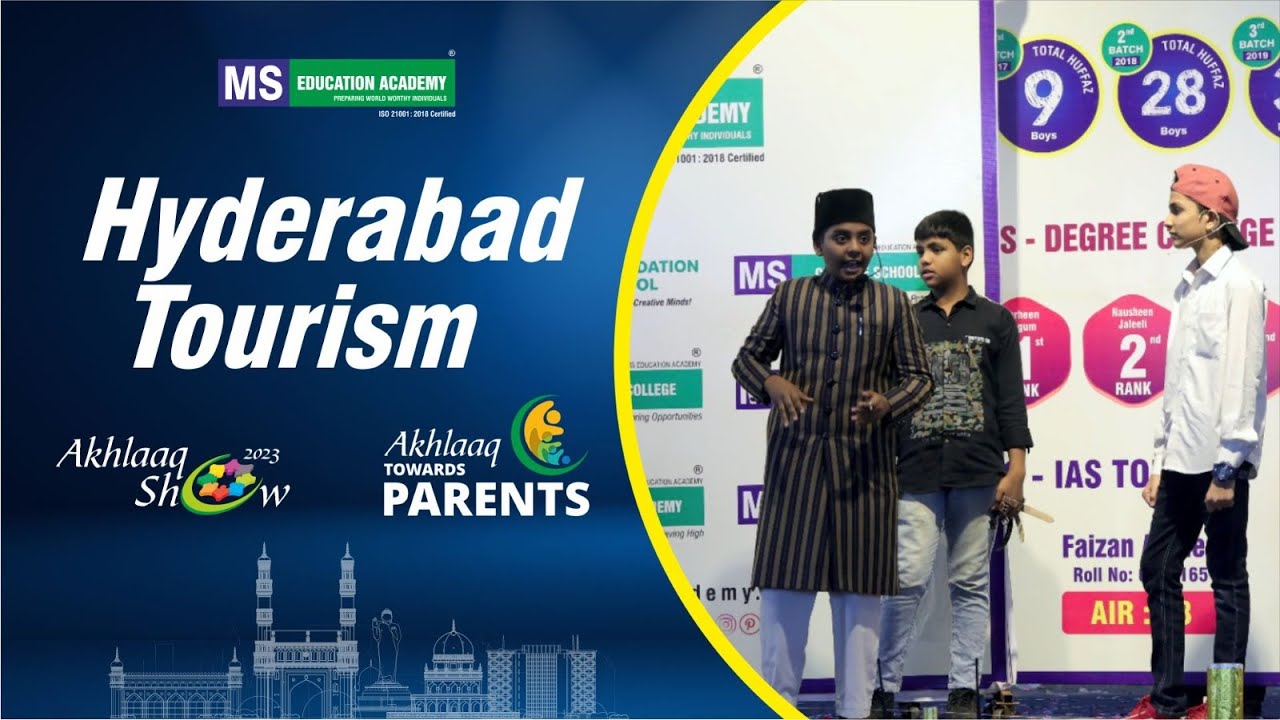 Hyderabad Tourism - Skit by MS Creative School Students at Akhlaaq Show ...