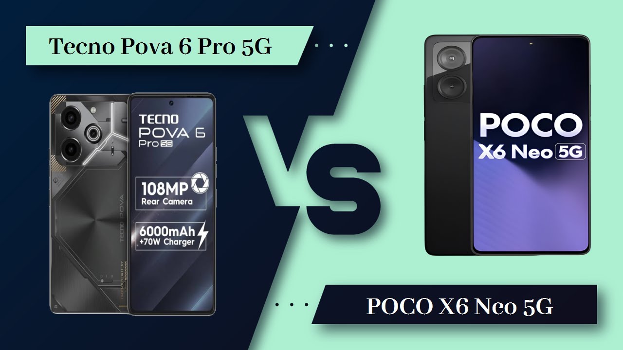 Tecno Pova 6 Pro 5G Vs POCO X6 Neo 5G - Full Comparison [Full ...