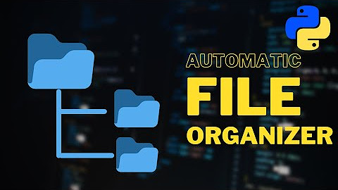 Python File Organizer - YouTube