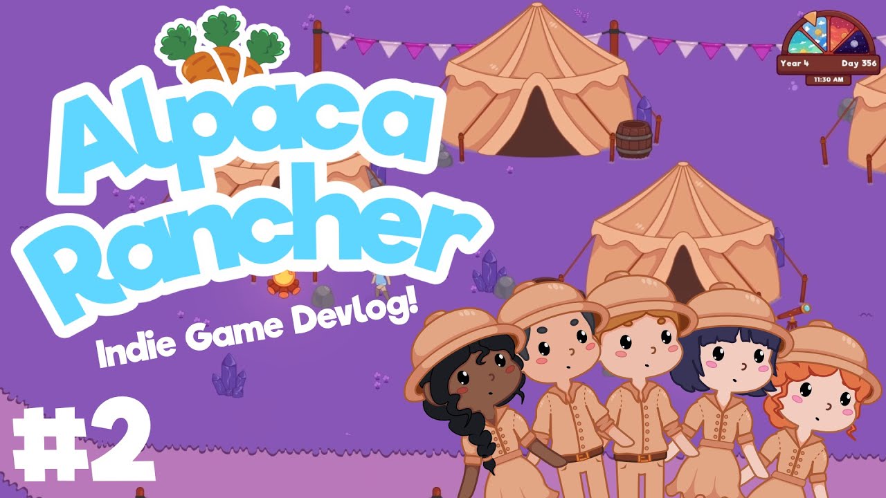 Creating An EXPLORER CAMP For Our Game! | Alpaca Rancher - Indie Game Devlog #2 - YouTube