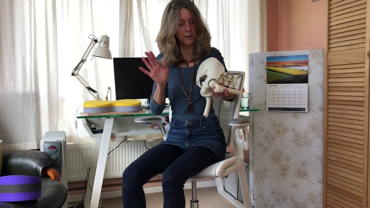 How to sit on your sit bones for better posture - YouTube