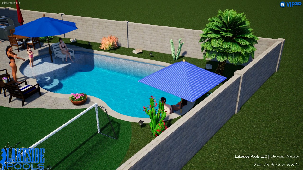 Vip3D - 3D Swimming Pool Design Software - YouTube