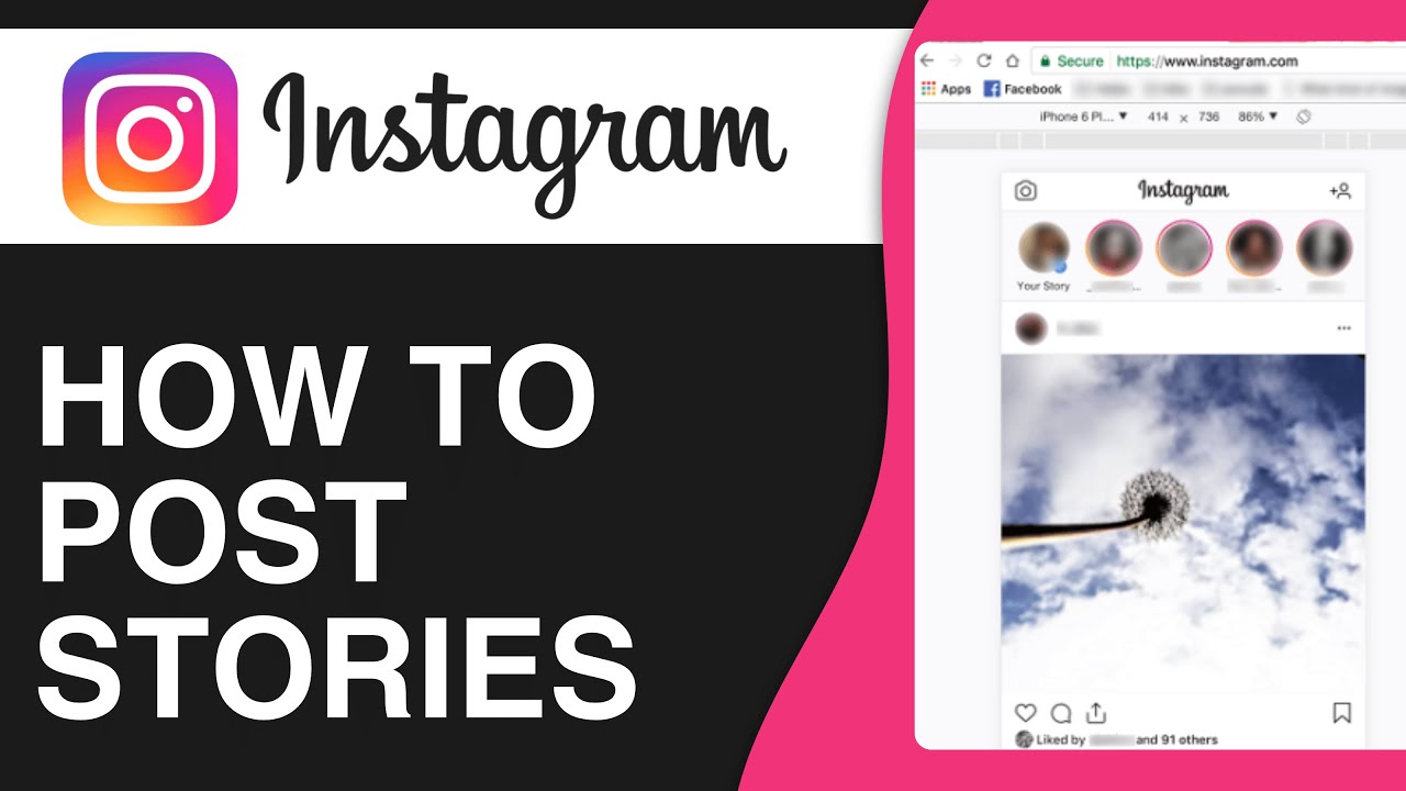 How To Post Story On Instagram From PC - Easy Tutorial - YouTube