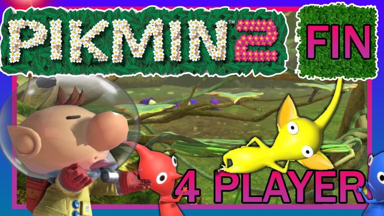 Pikmin 2 (4 Player) Part 18 Finale: King of Bugs - YouTube