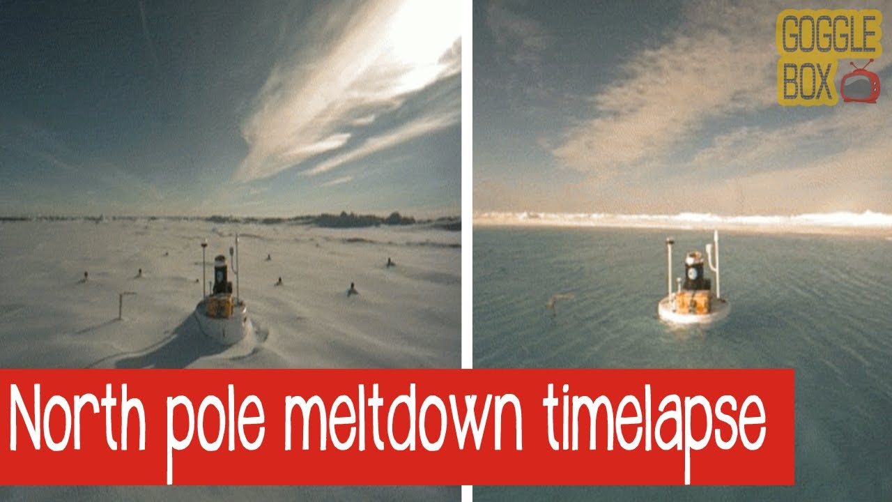 North Pole Meltdown Timelapse - YouTube