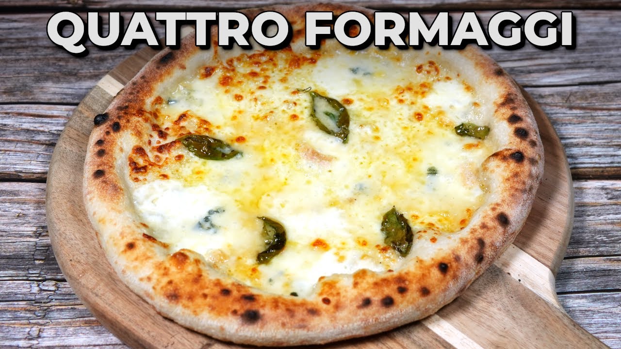 Pizza Quattro Formaggi: Four Cheese Pizza for Cheese Lovers - YouTube