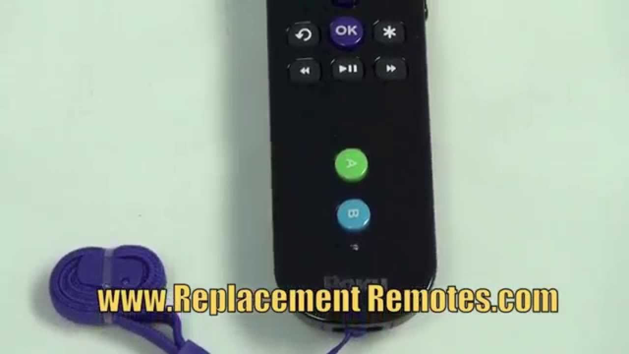 ROKU STREAMING Remote Control PN: ROKU_Stick - www.ReplacementRemotes ...