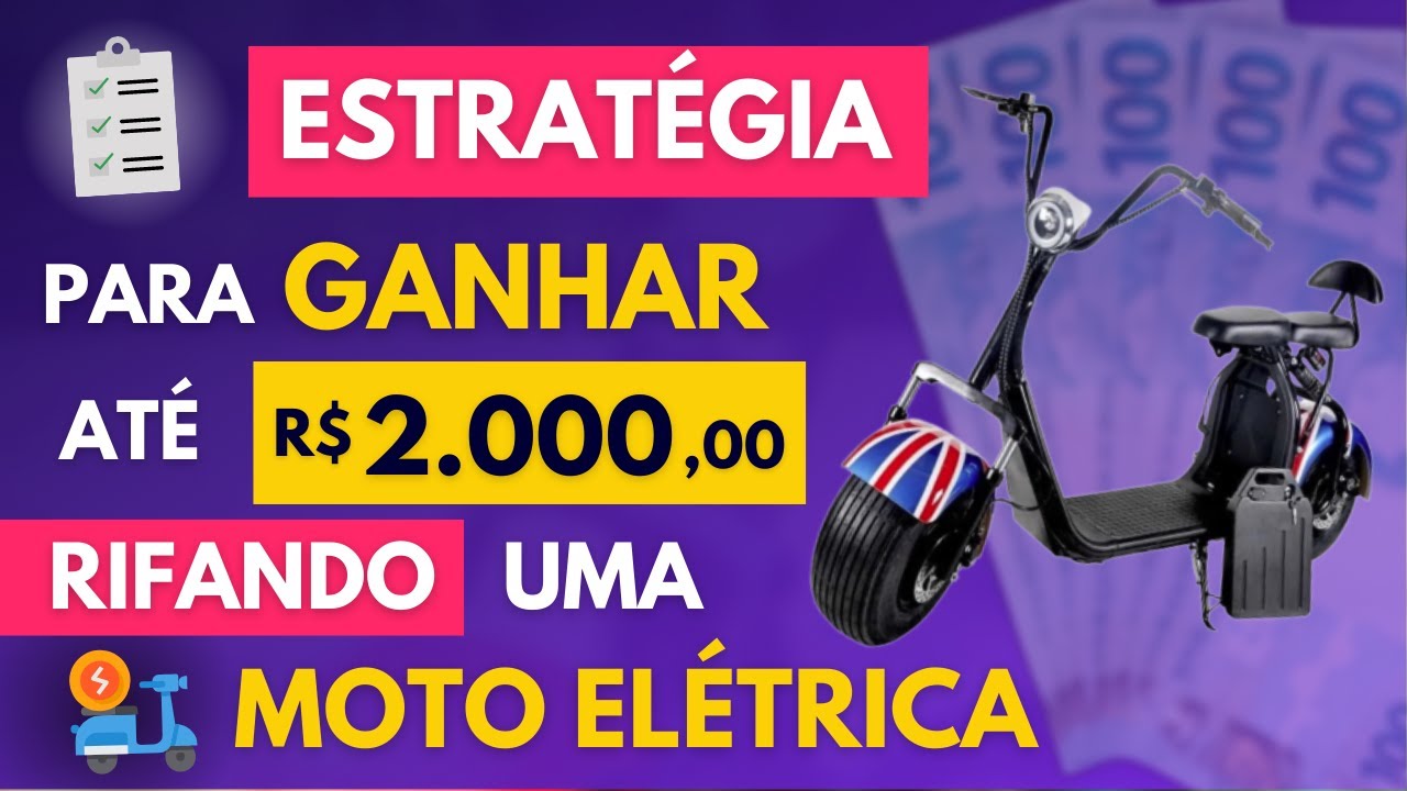 🛵 [IDEIA DE RIFA] Como fazer Rifa de Moto Elétrica (Scooter) e lucrar R ...