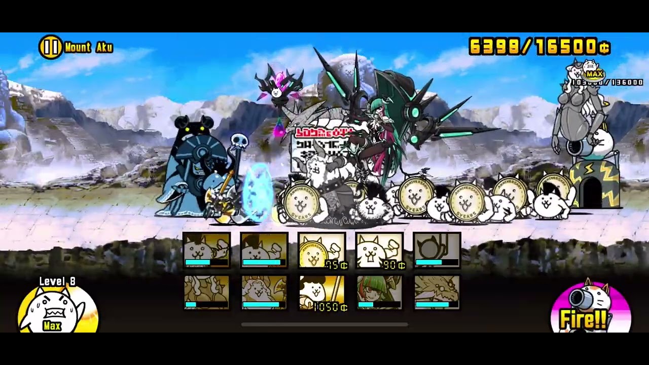 Mount Aku | Battle Cats - YouTube