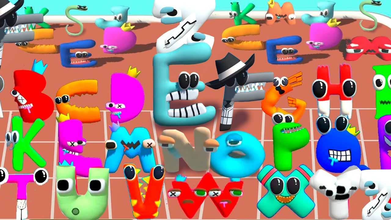 ALPHABETICAL, MATHEMATICAL, MERGE ALPHABET Lore 3d Run ⭐ ABCDEFGHIJKLMNOPQRSTUVWXYZ ⭐ 1234567890 ...