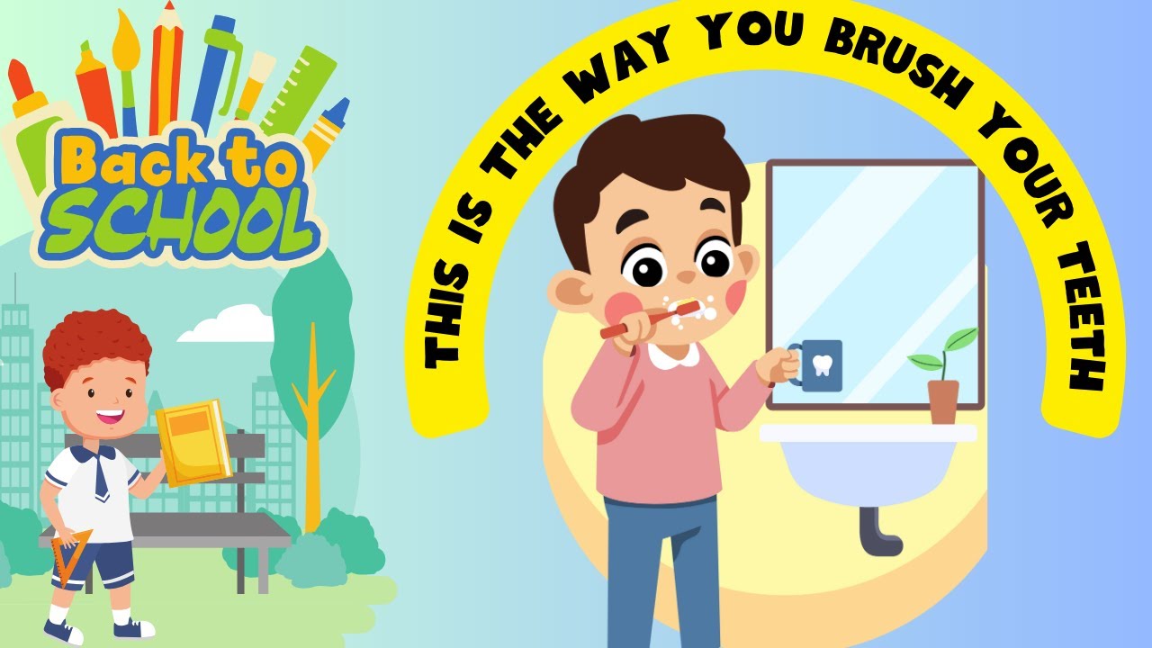 This Is The Way Cartoon for kid / Back to School Fun Nursery Rhymes ...