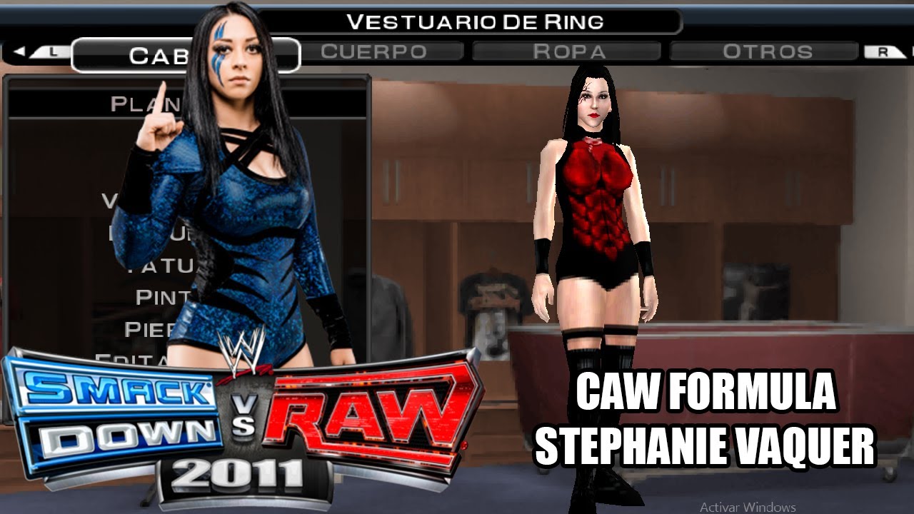 Caw Formula Stephanie "La primera" Vaquer |SmackDown Vs RAW 2011| MooX ...