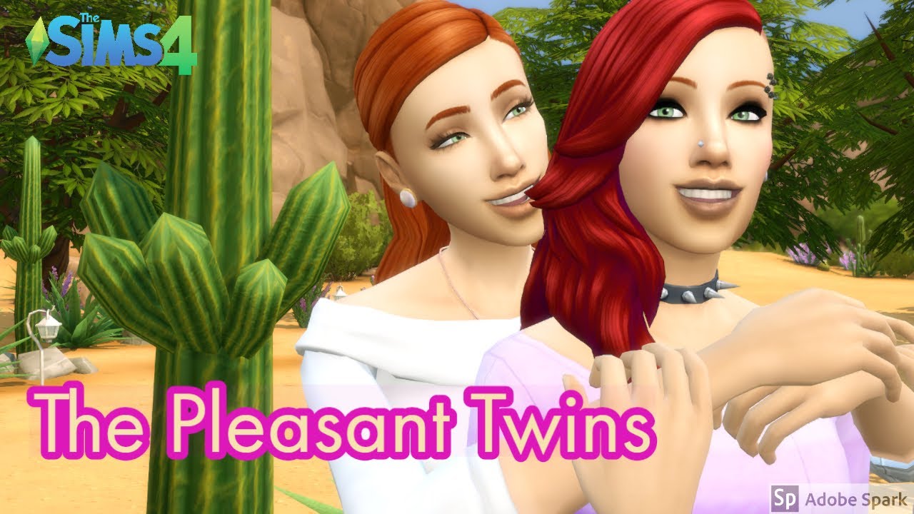 Sims 4 Townie Makeover: The Pleasant Twins - YouTube