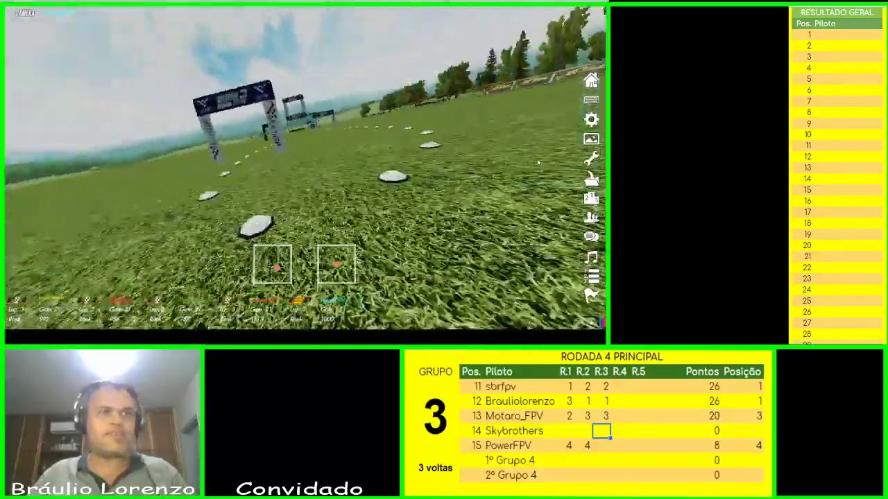 FINAIS do 1º Campeonato Brasileiro de Velocidrone - Simulador Drone ...