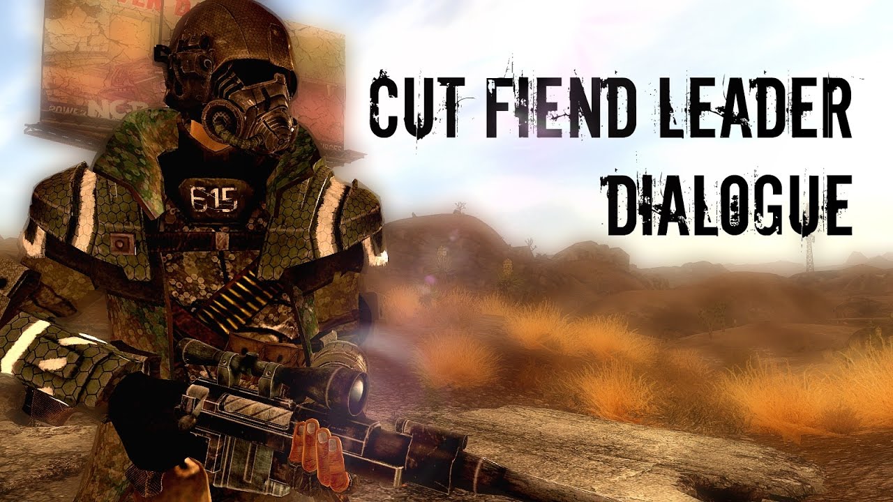 Fallout: New Vegas | Cut Fiend Leader Dialogue (Violet, Driver Nephi ...