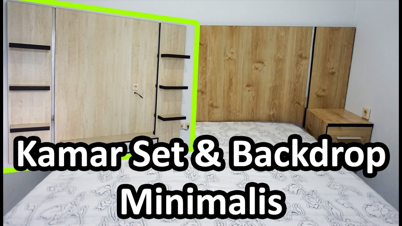 Kamar Set dan Backdrop TV Minimalis di Homestay - YouTube