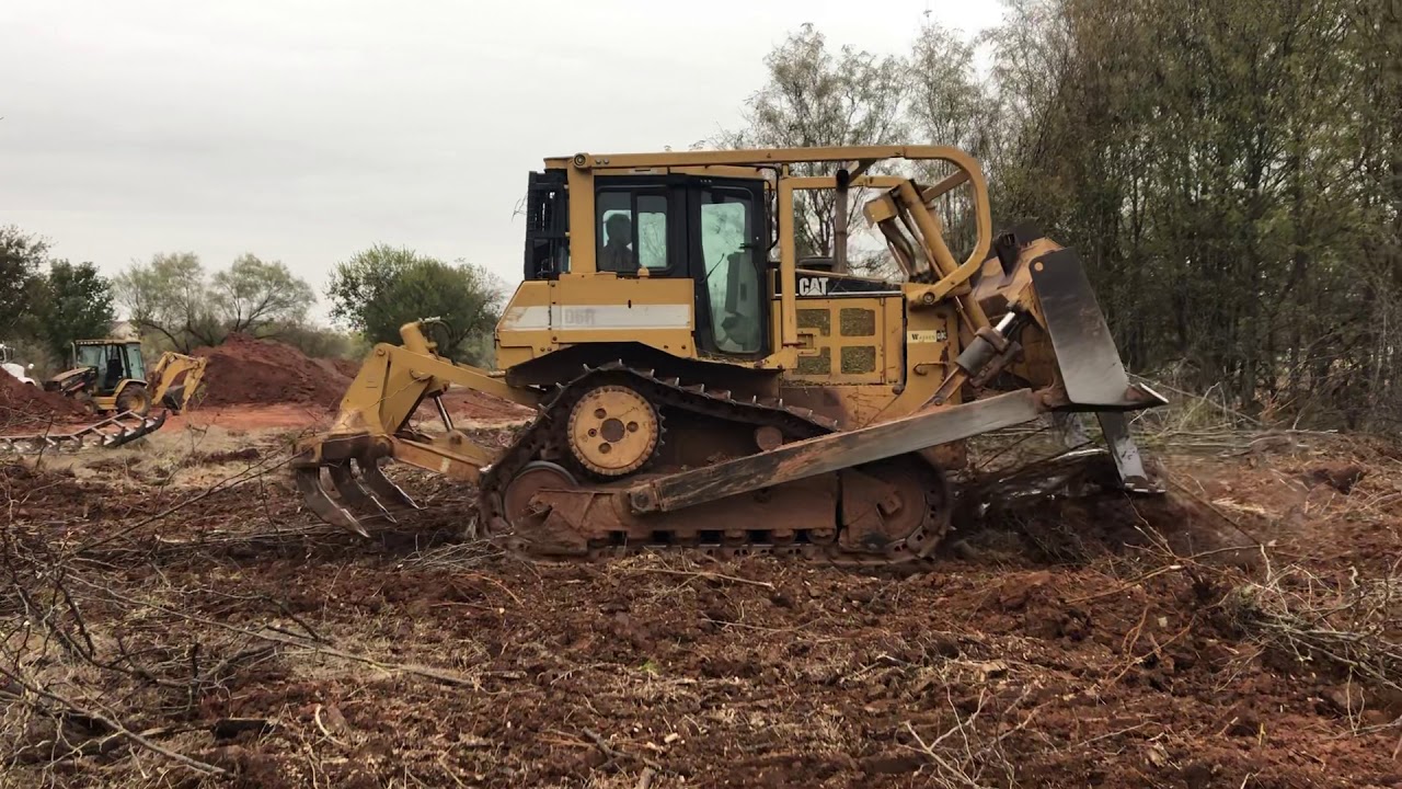 Cat D6R With Grubbing Blade(Digby Enterprises) - YouTube