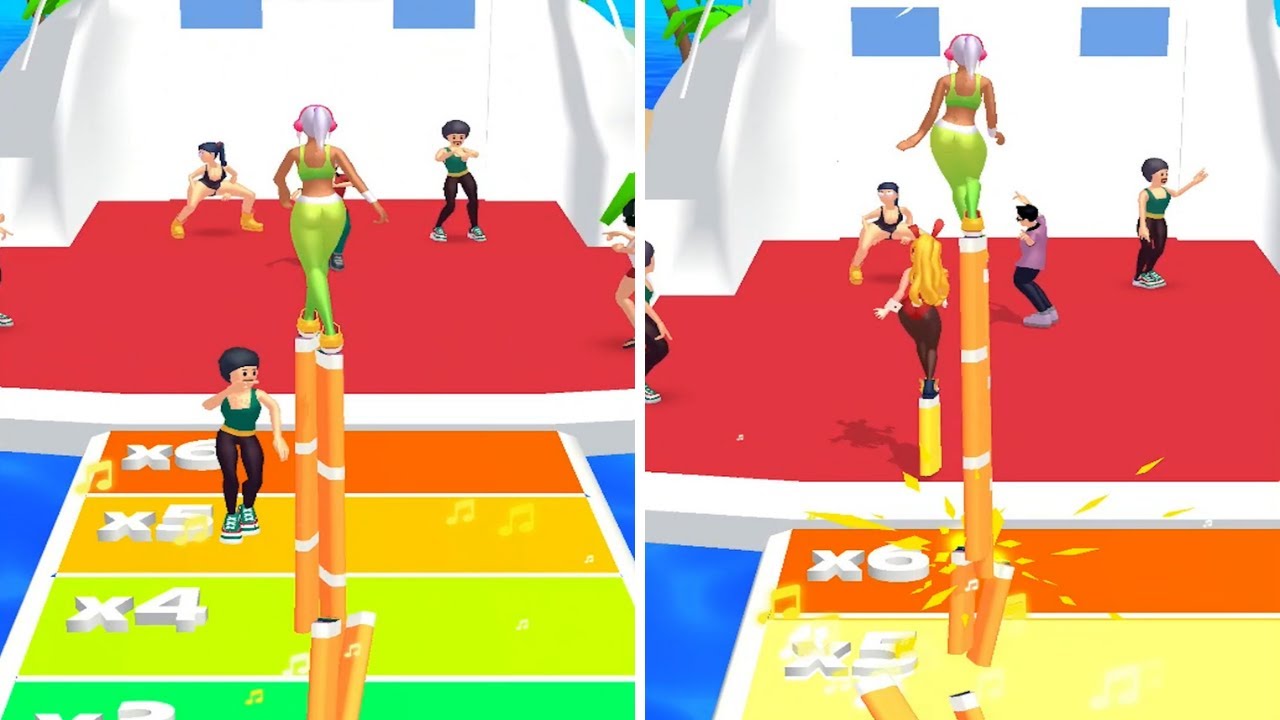 DANCING RACE 🚢💲👠 All Levels Gameplay Android IOS Game - YouTube