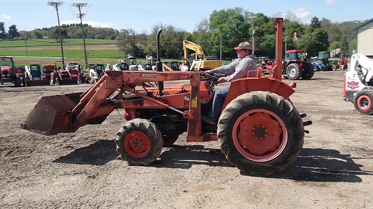 Kubota L345DT Tractor with Loader - YouTube
