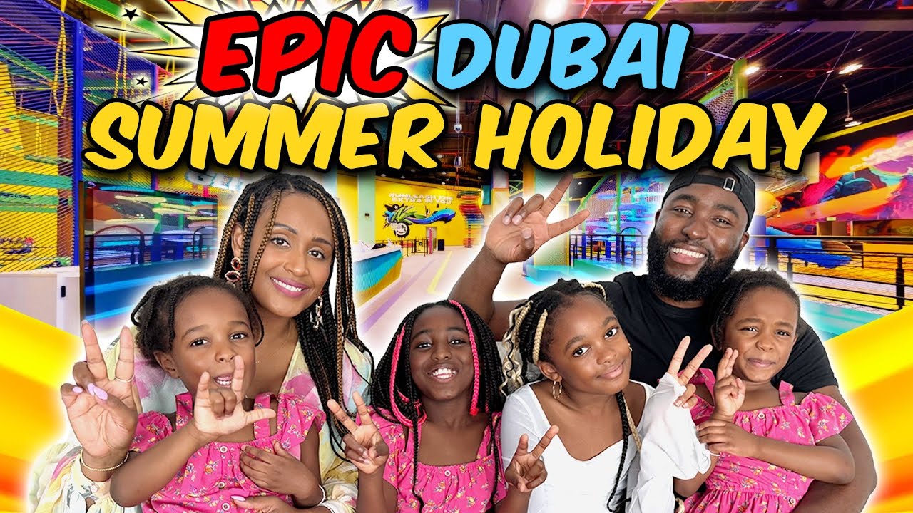 Day 1 of the kids first Summer break since moving to Dubai - YouTube