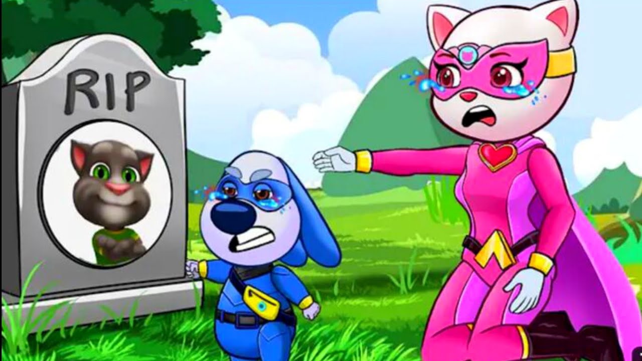 talking tom and friends #mytomfriends rip hank ben becca talking angela ...