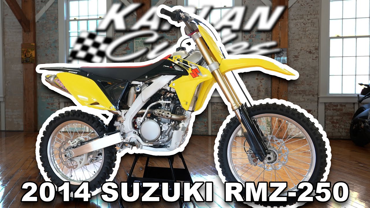BRAND NEW 2014 SUZUKI RMZ-250 WITH PRO CIRCUIT T4 EXHAUST & MORE! - YouTube