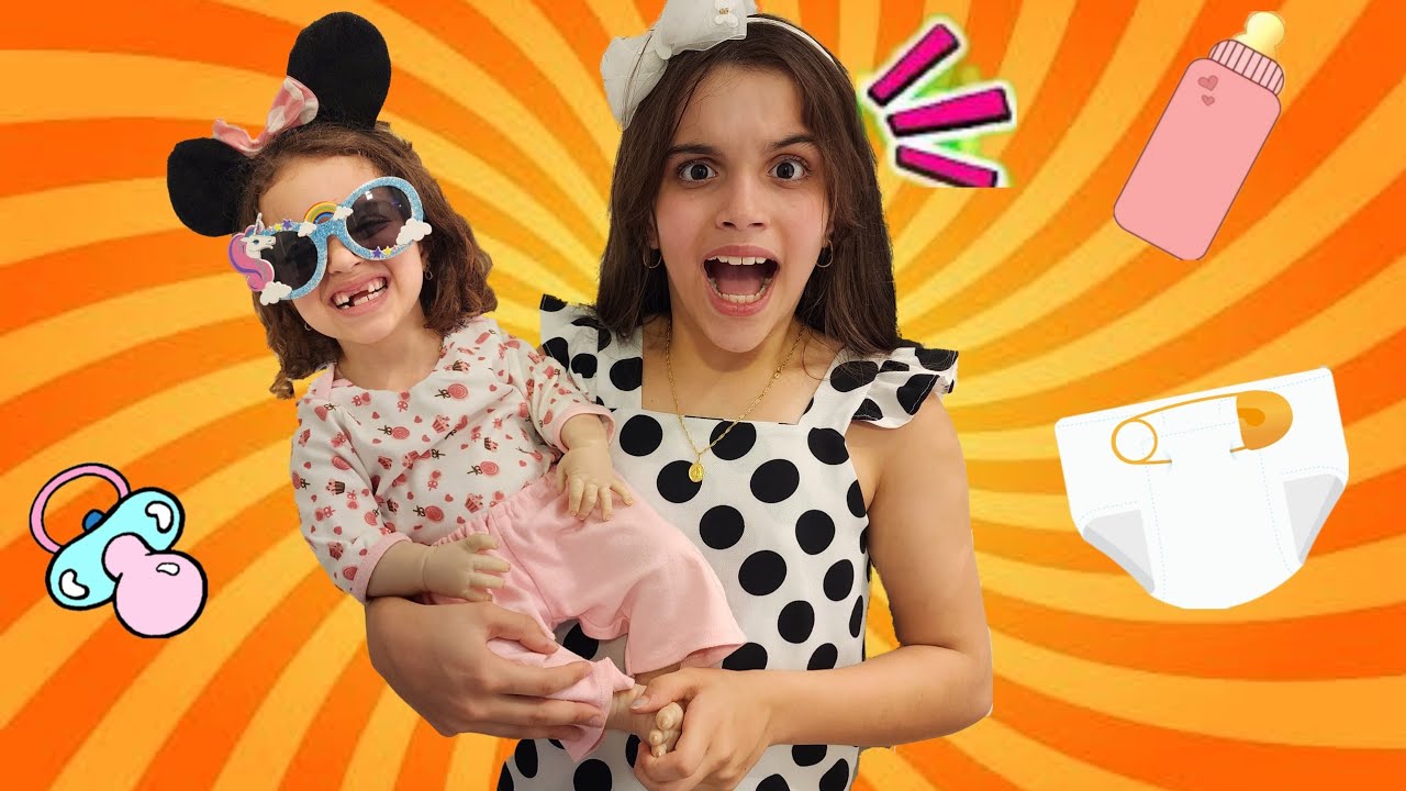 Marina vira Babá Por um Dia de Elisa - Clubinho da Marina e Elisa - YouTube