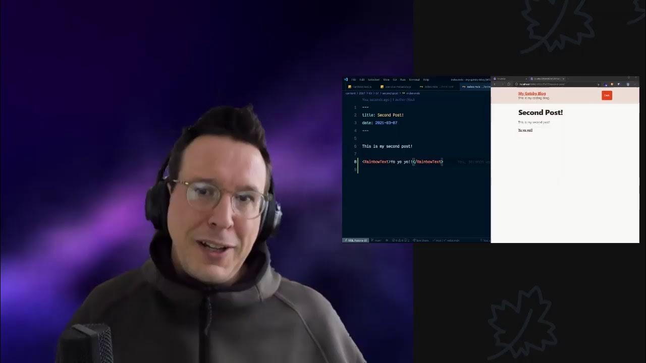 Create a Gatsby MDX Blog from Scratch - YouTube