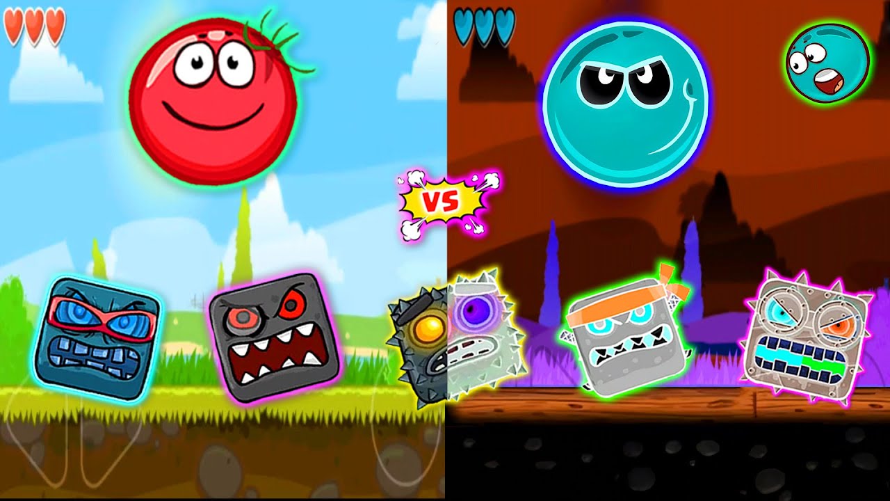 Red Ball 4 - "Duel Boss Battle" with Ghost Red Ball & Tomato Ball in ...
