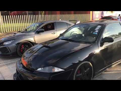 Cavalier Z24 turbo metanol Luis vs Civic tipe R 2do jale - YouTube