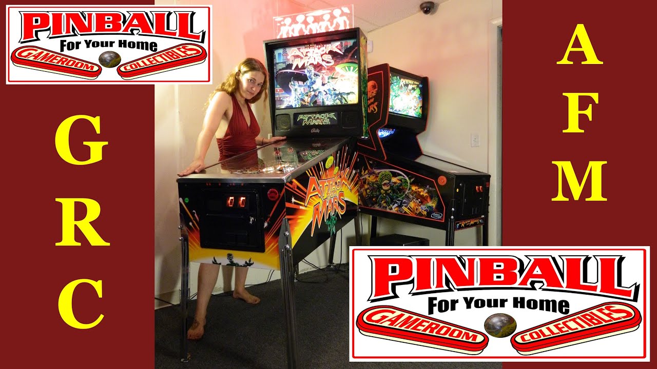 ATTACK FROM MARS Pinball Machine ~ GRC Tutorial ~ AFM Universe Ruled By MAT! - YouTube