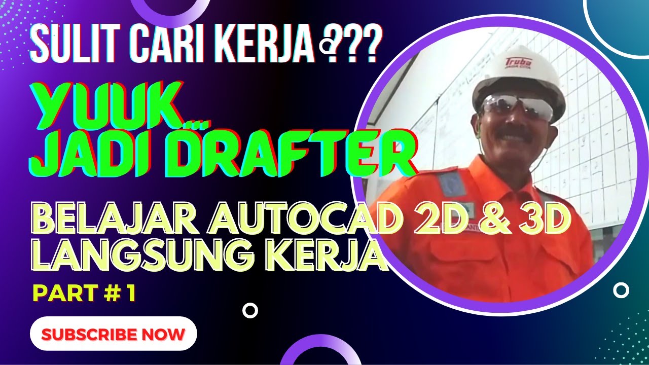 Belajar menjadi drafter [Drafter AutoCAD 2d & 3d] Part#1 - YouTube