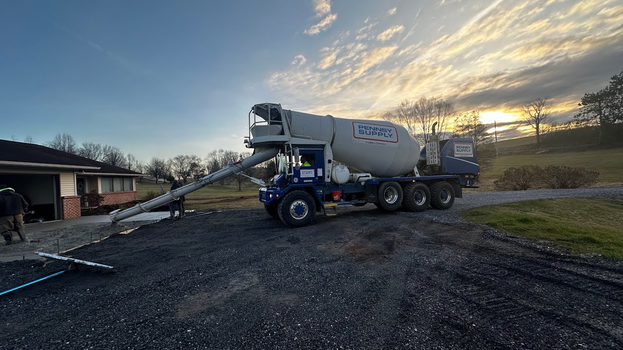 #52 Concrete Car Pad Pour - From Start to Finish - YouTube