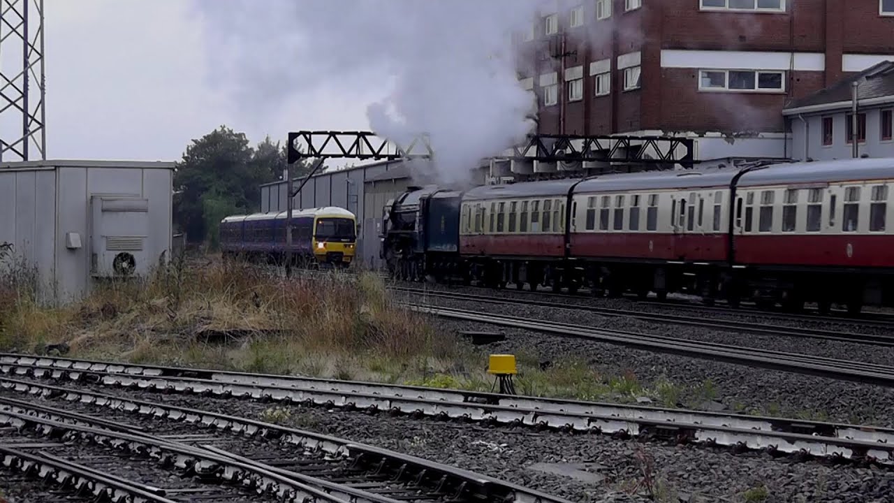 Steam Train: 60163 Tornado - Last Trip in BR Blue - The Devon Belle, 25 ...