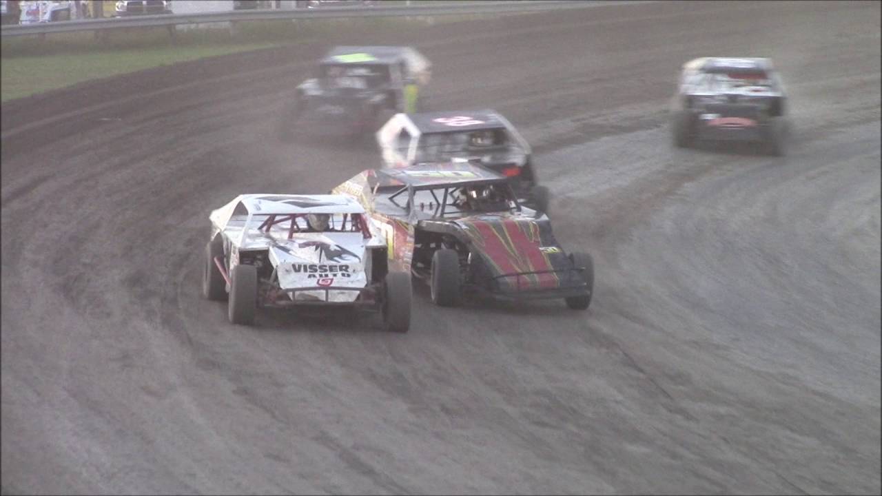 WISSOTA Midwest Modifieds Feature Race Emo Speedway August 6, 2016 ...