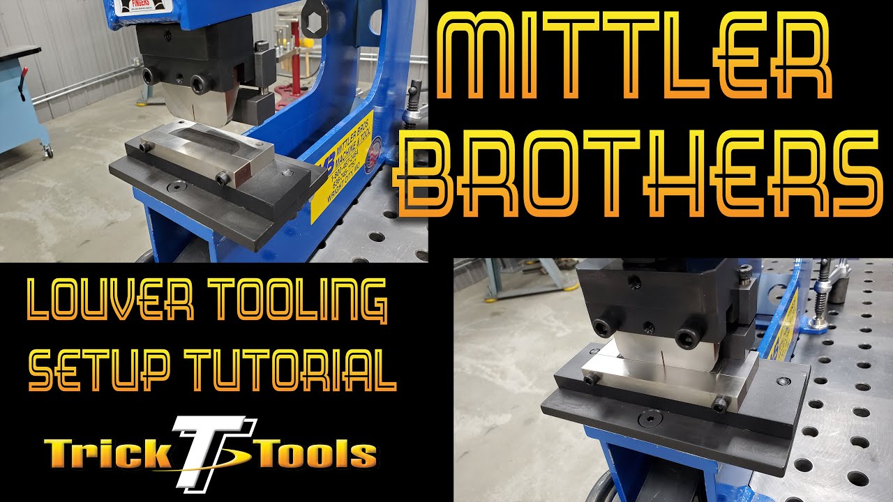 Mittler Brothers Bench Press Louver Tooling Setup - Trick-Tools.com ...