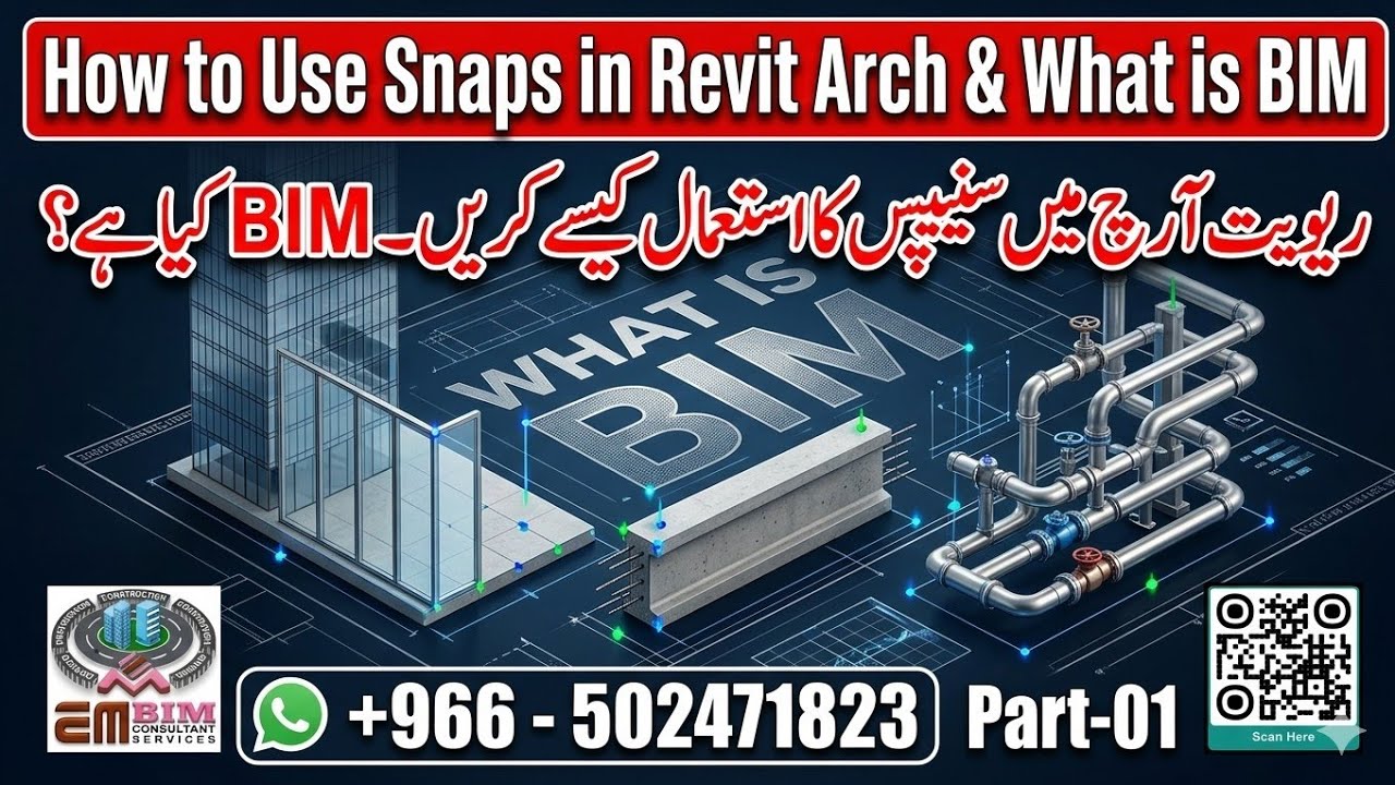 How to Use Snaps in Revit-Modeling Features Part - 02 - YouTube