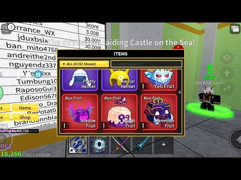 CHALLENGE DROP LEOPARD AND FRUIT MYTHIC IN PUBLIC SERVER DI BLOX FRUITS ...