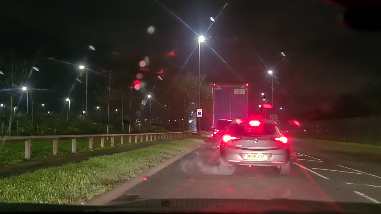 Driving on A312 .. Traffic diverson Thursday evening December - YouTube