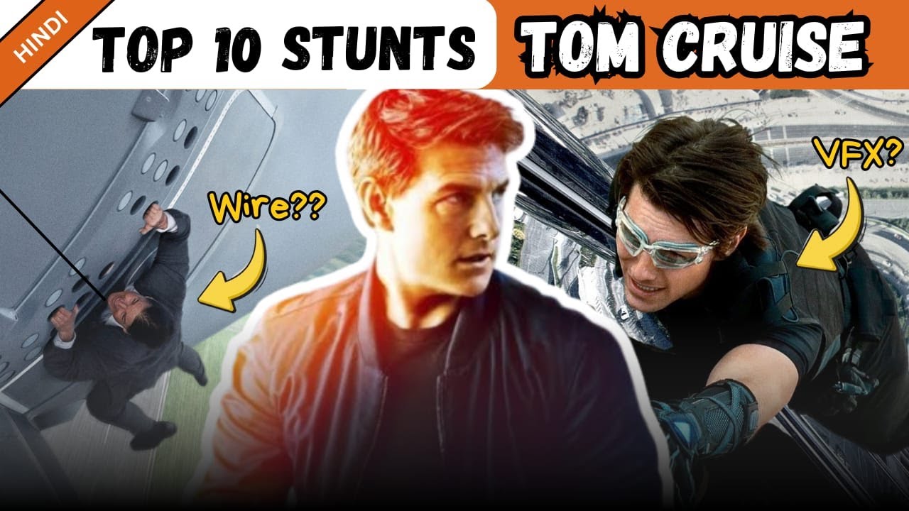 Top 10 Most Extreme Stunts by Tom Cruise - YouTube