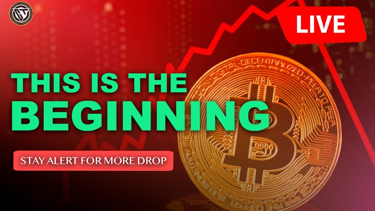 LIVE Alert : BITCOIN crossing red zone - More drop incoming | Crypto tribe - YouTube