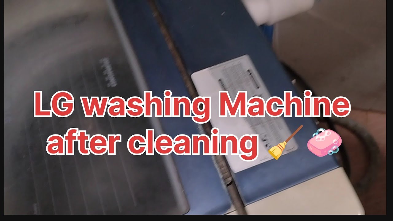 LG top load washing machine after cleaning 🧹🧼 part 2 - YouTube