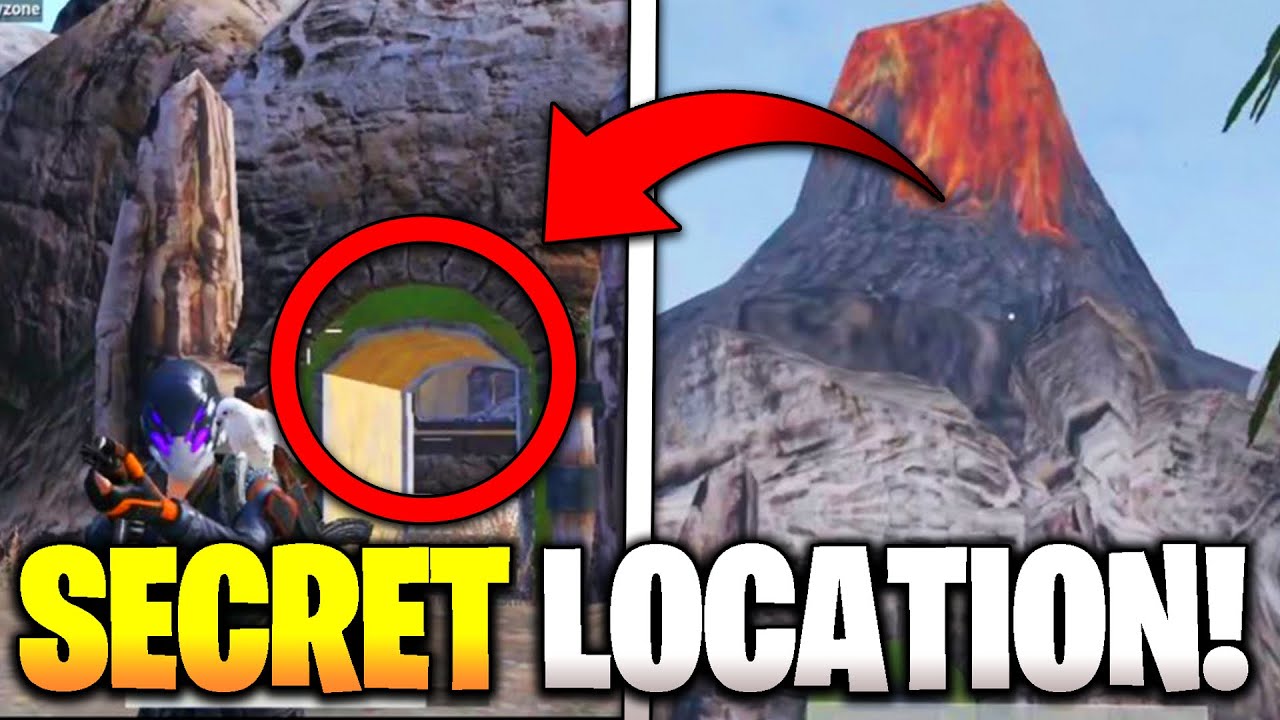 *SECRET* VOLCANO AND BUNKER FOUND in PUBG MOBILE | Best Secret High ...