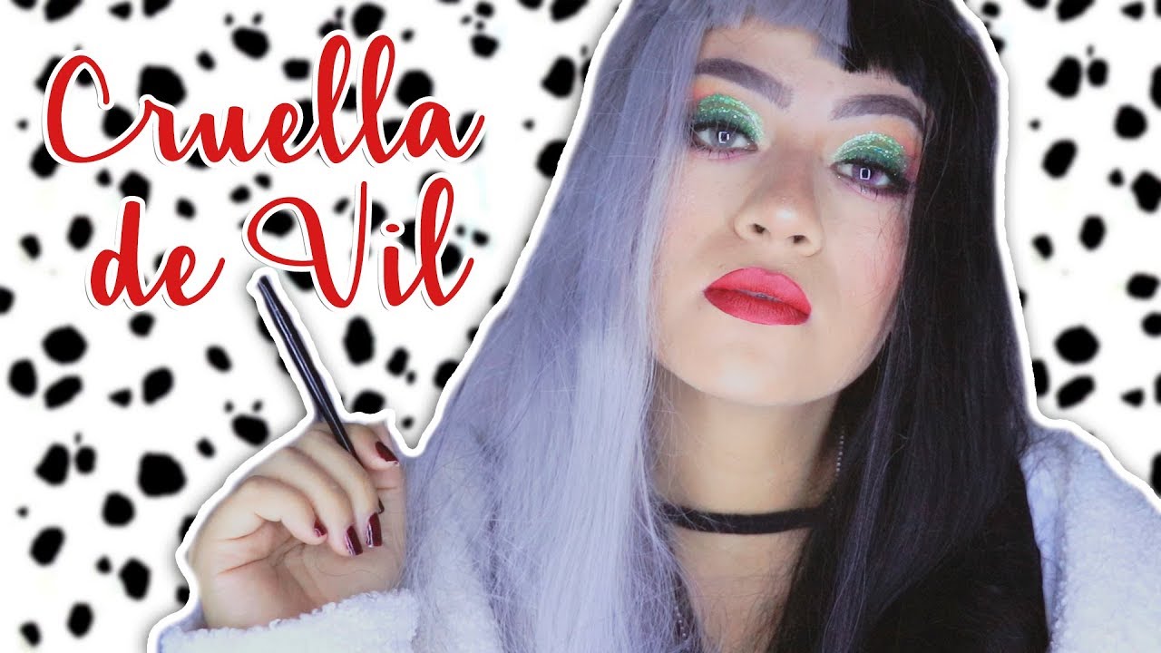 Cruella de Vil MAKEUP TUTORIAL | L I N A B L A C K - YouTube