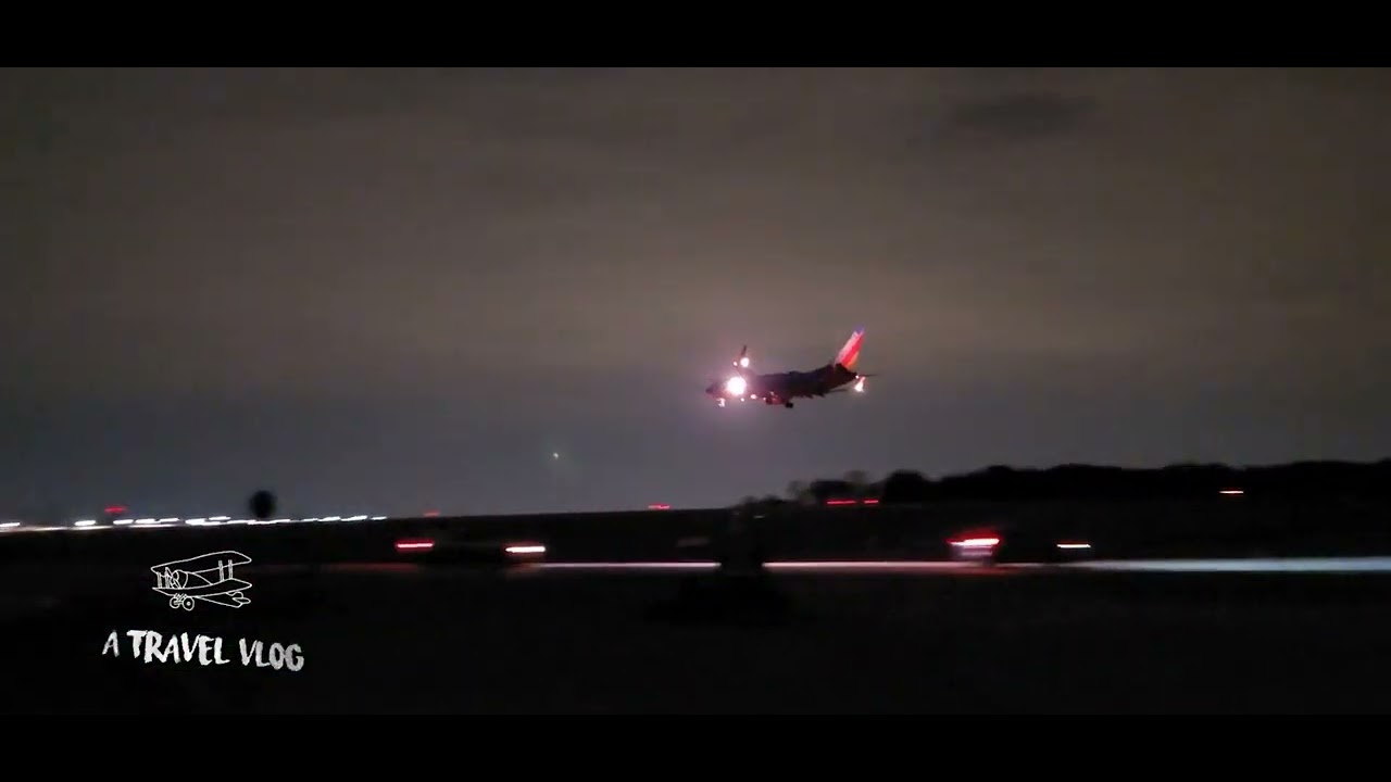 Night Time Plane spotting at BWI Airport - YouTube