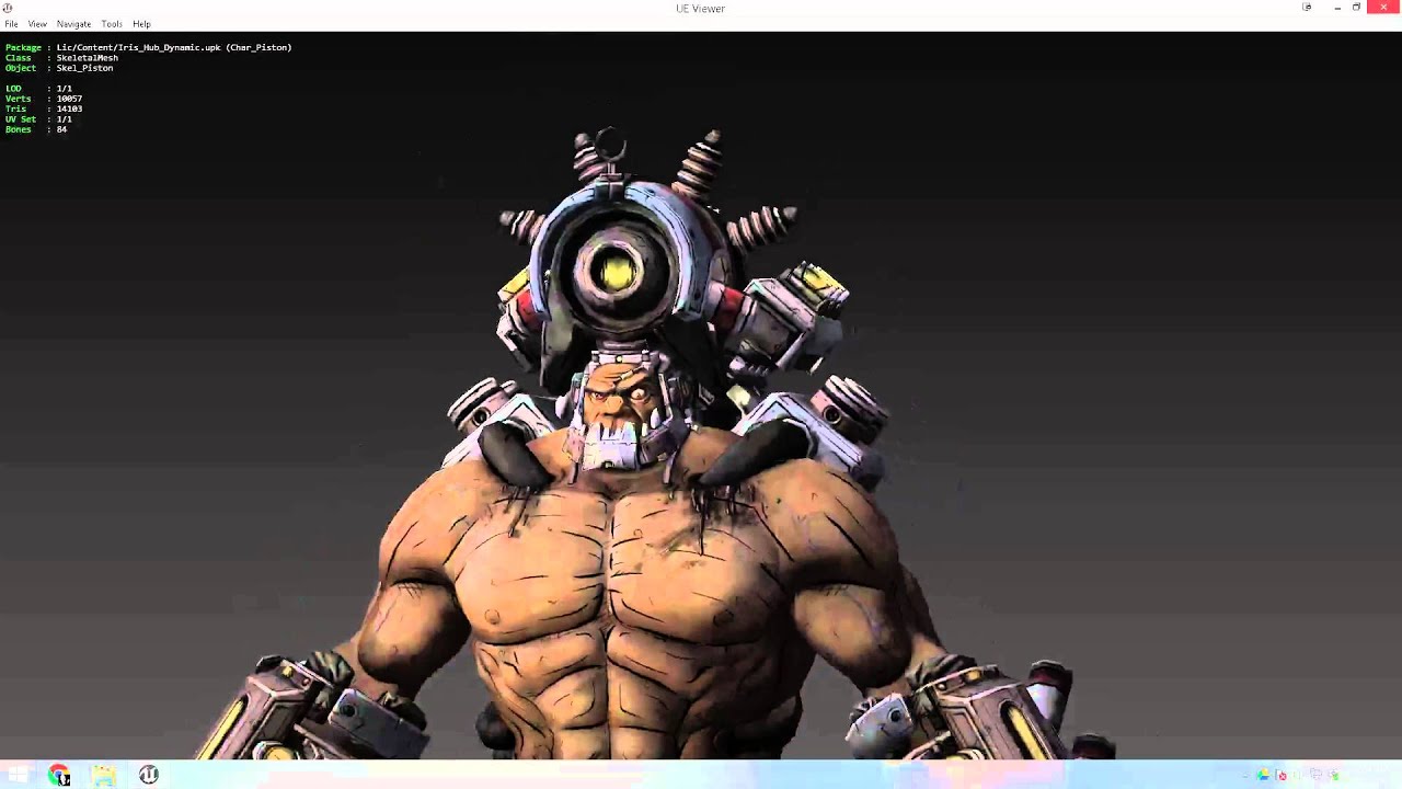 umodel viewer for borderlands - YouTube