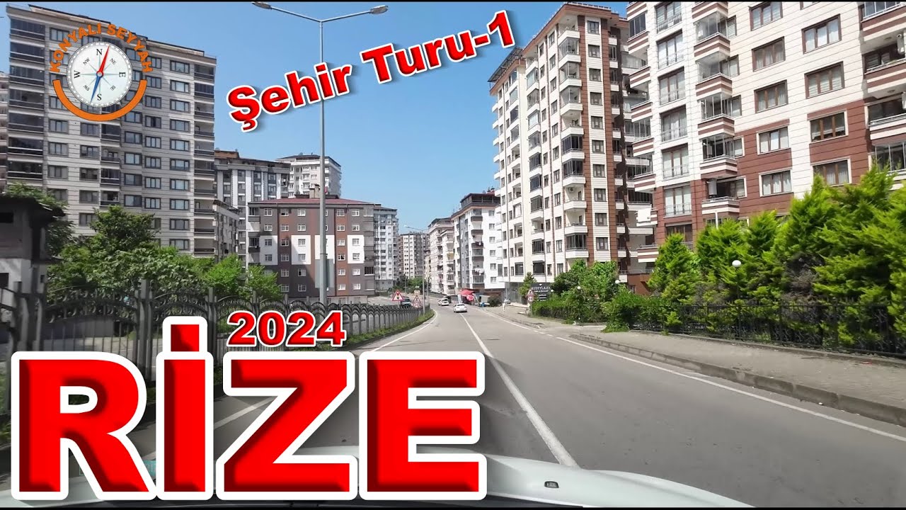 RİZE Şehir Turu -1 (2024) / RİZE CITY TOUR -1 / Rize'ye bir de Aksiyon ...