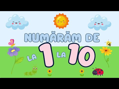 Numaram de la 1 la 10 | Cifrele | Video pentru copii | Casuta Cunoasterii